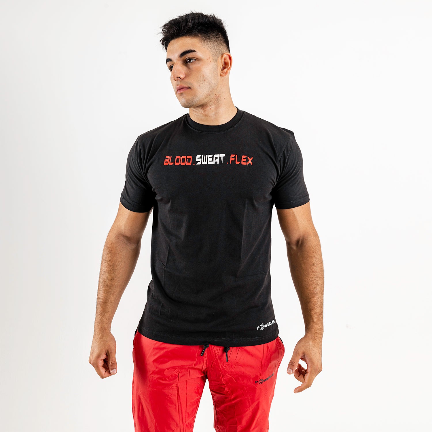 Blood Sweat Flex Tee-Black – POWERLAB