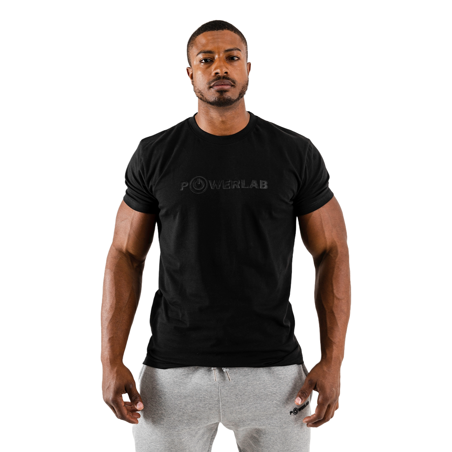 Performance Tee-Black/Black – POWERLAB