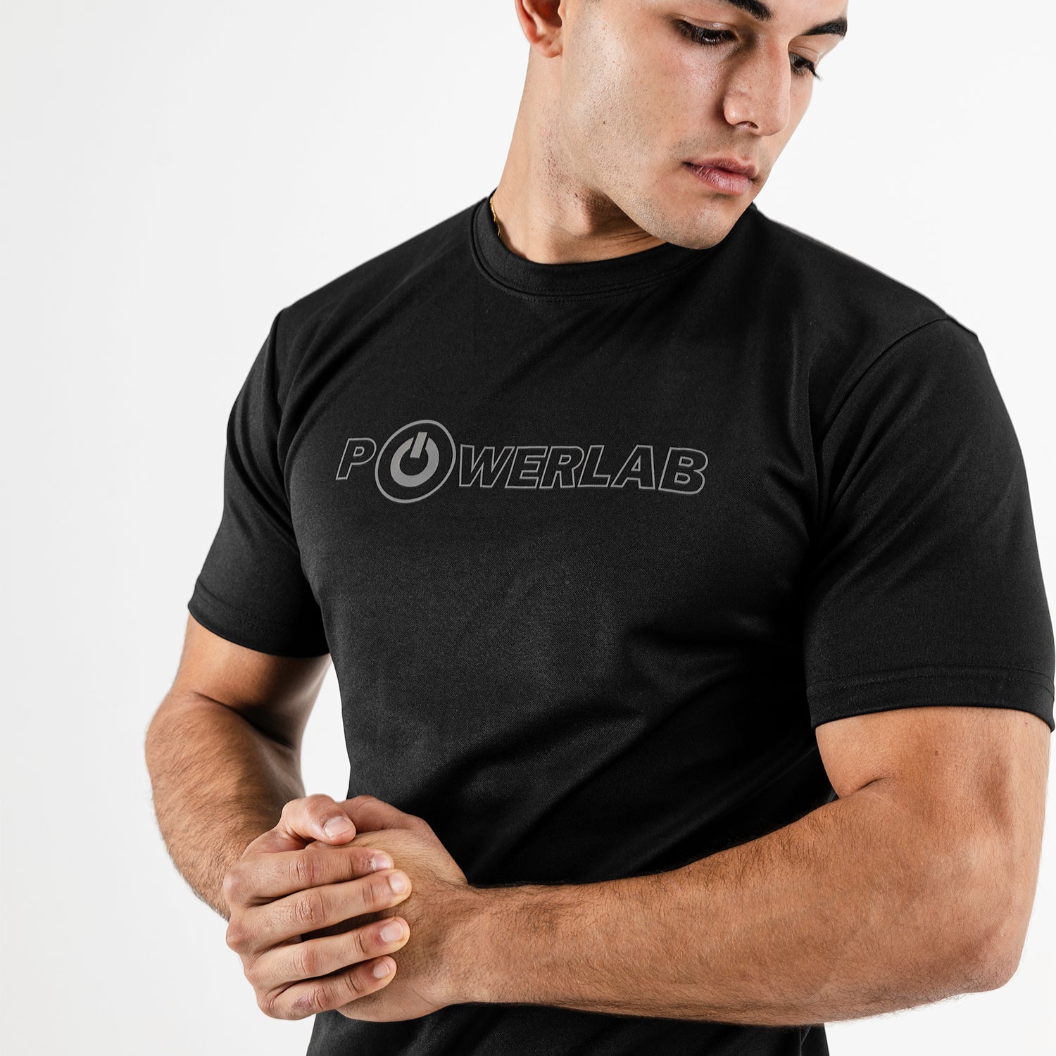Vision Tee-Black "Reflective" – POWERLAB