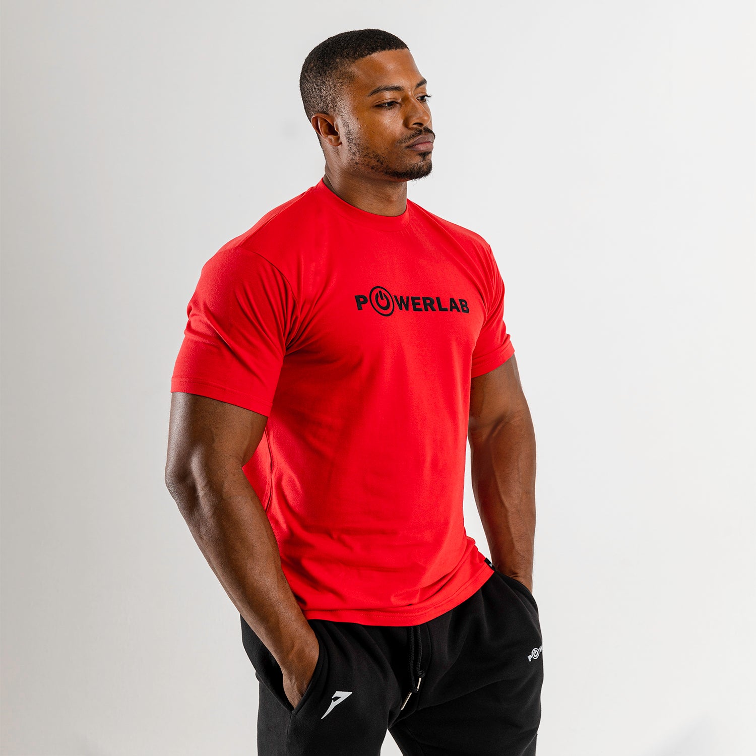 Classic Tee-Red – POWERLAB